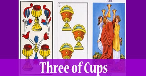 Three of Cups | Tarot 】» Combinations and their Meaning
