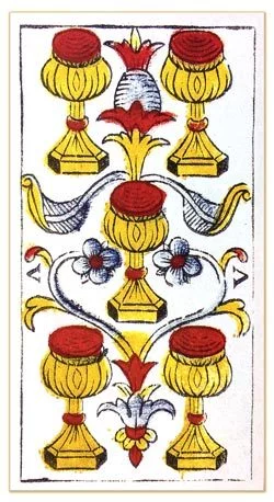 Cinco de Copas Tarot 】☀️️ Baraja Española, Marsella o Rider
